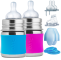PURA STAINLESS Infant Starter Set (0m-18m) 5oz Bottles