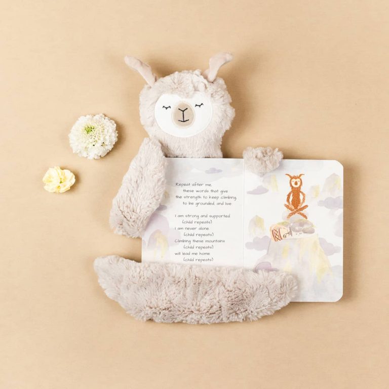 Slumberkins Hazel Alpaca Snuggler Limited Edition Lovey and Book Bundle