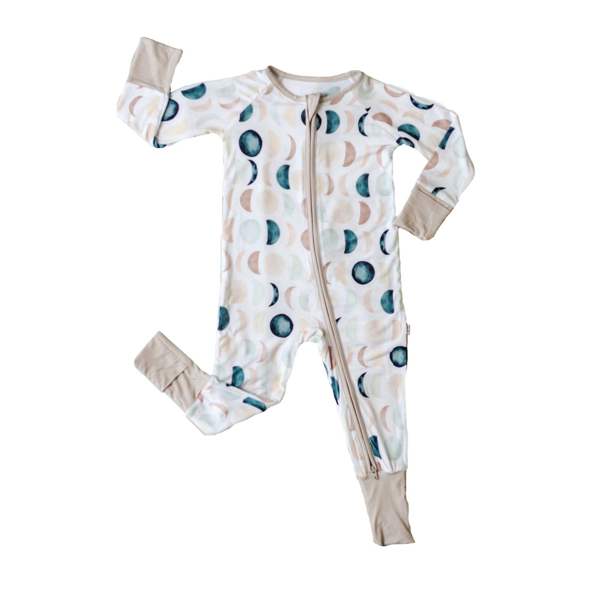 Little Sleepies Luna Neutrals Bamboo Viscose Zippy
