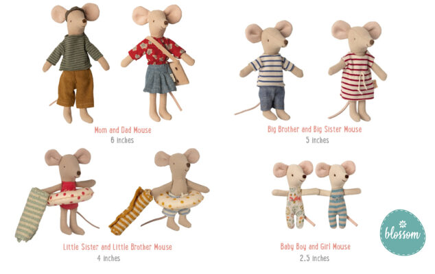 Maileg Product Size Guide