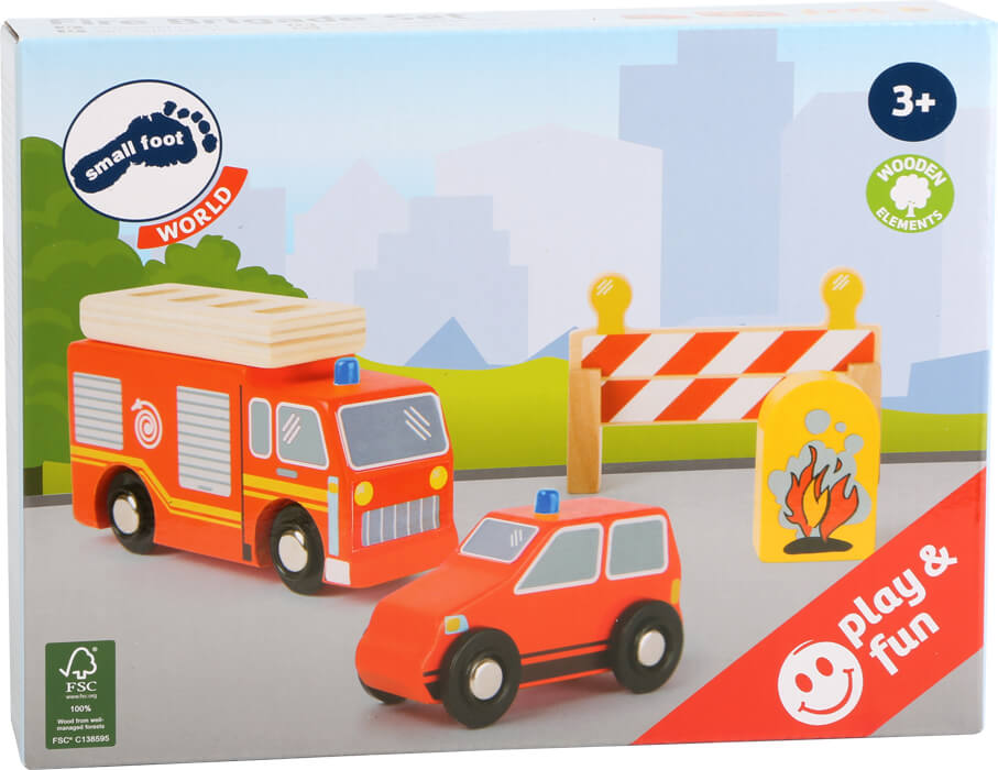 Fire Brigade Set from Legler Toys