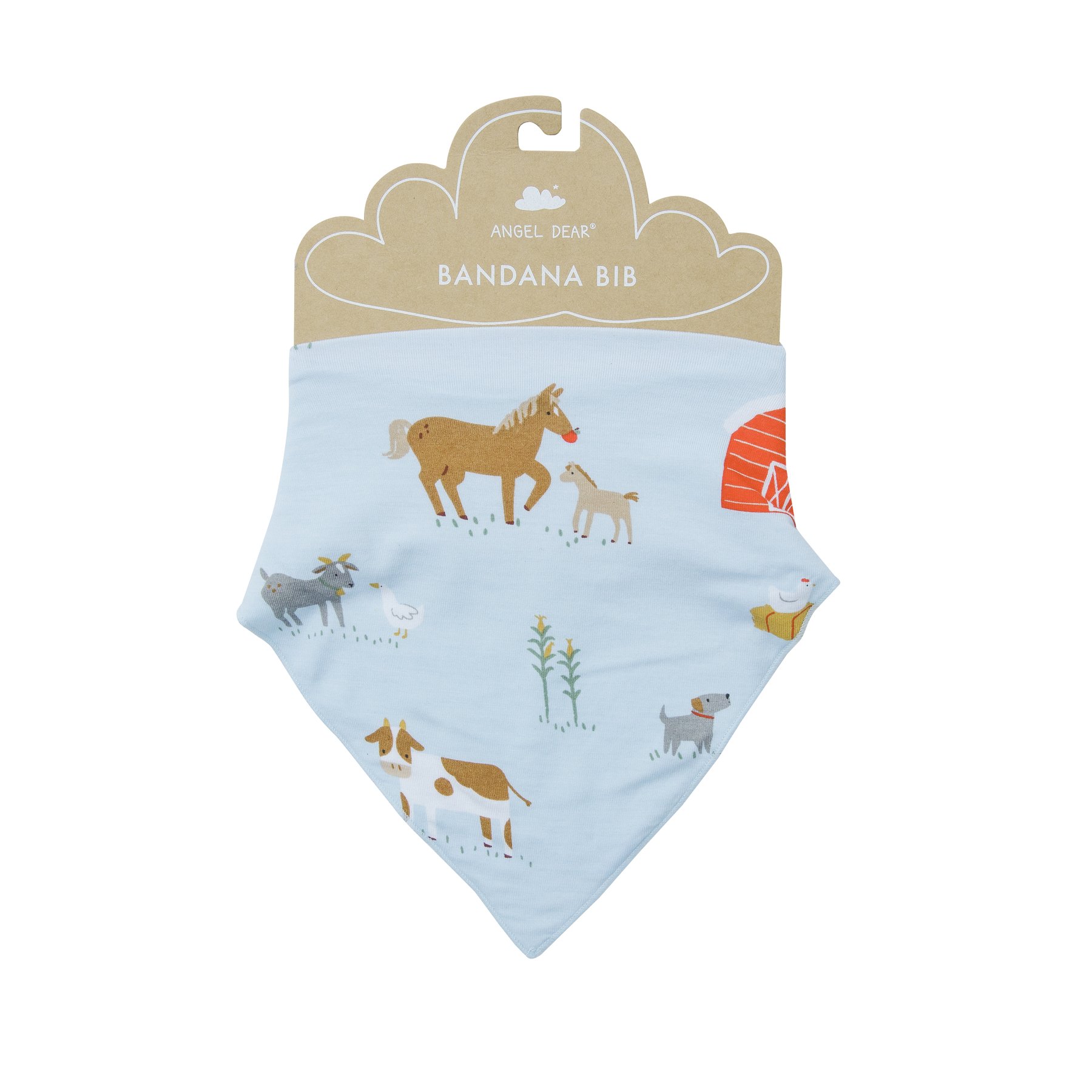 Angel Dear Farm Life Bamboo Bandana Bib – Blossom