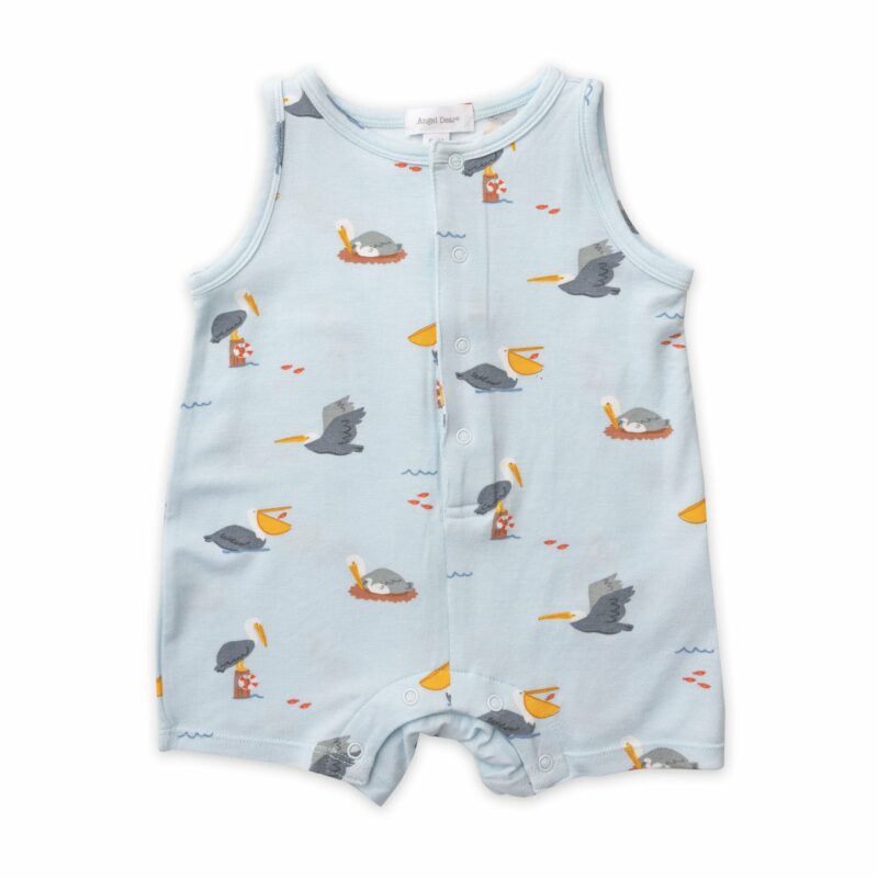 Angel Dear Pelicans Shortie Romper