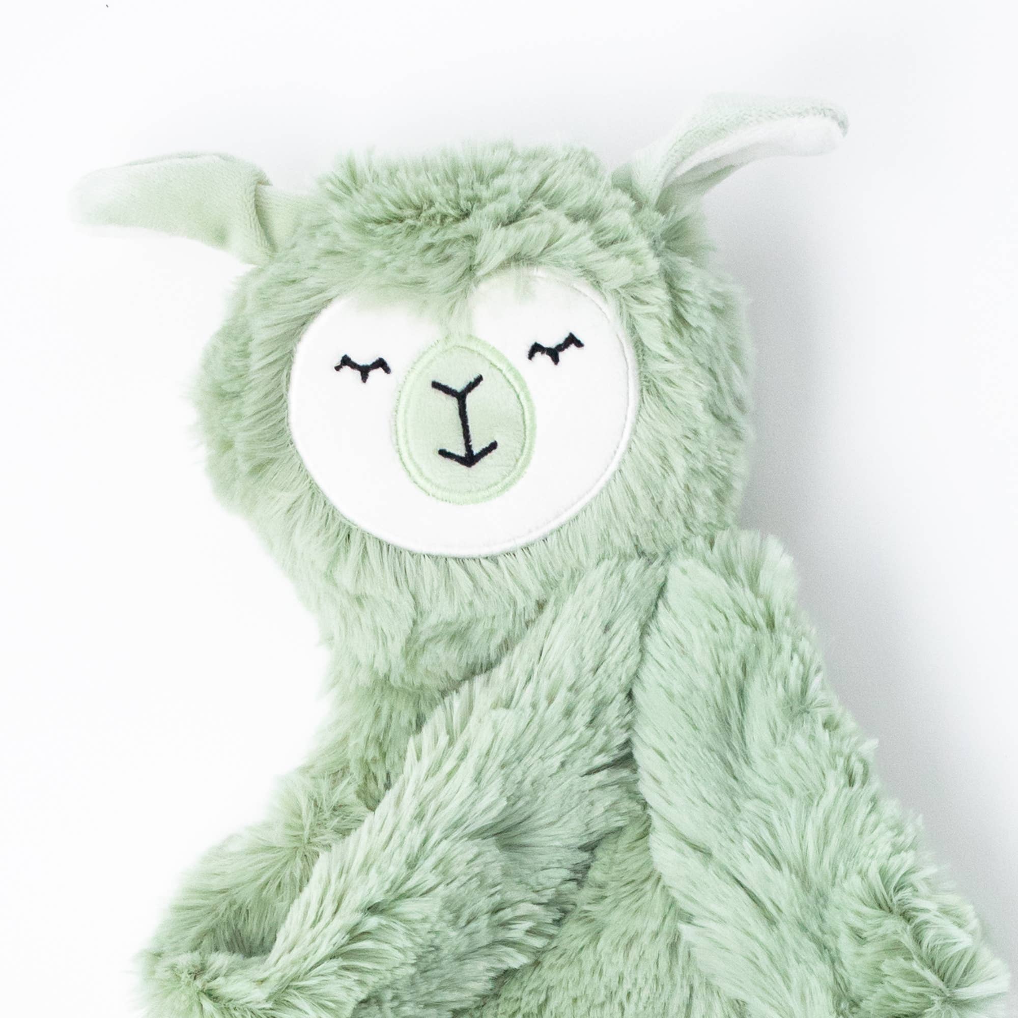 Slumberkins Seafoam Alpaca Snuggler and Board Book Stress Relief Bundle