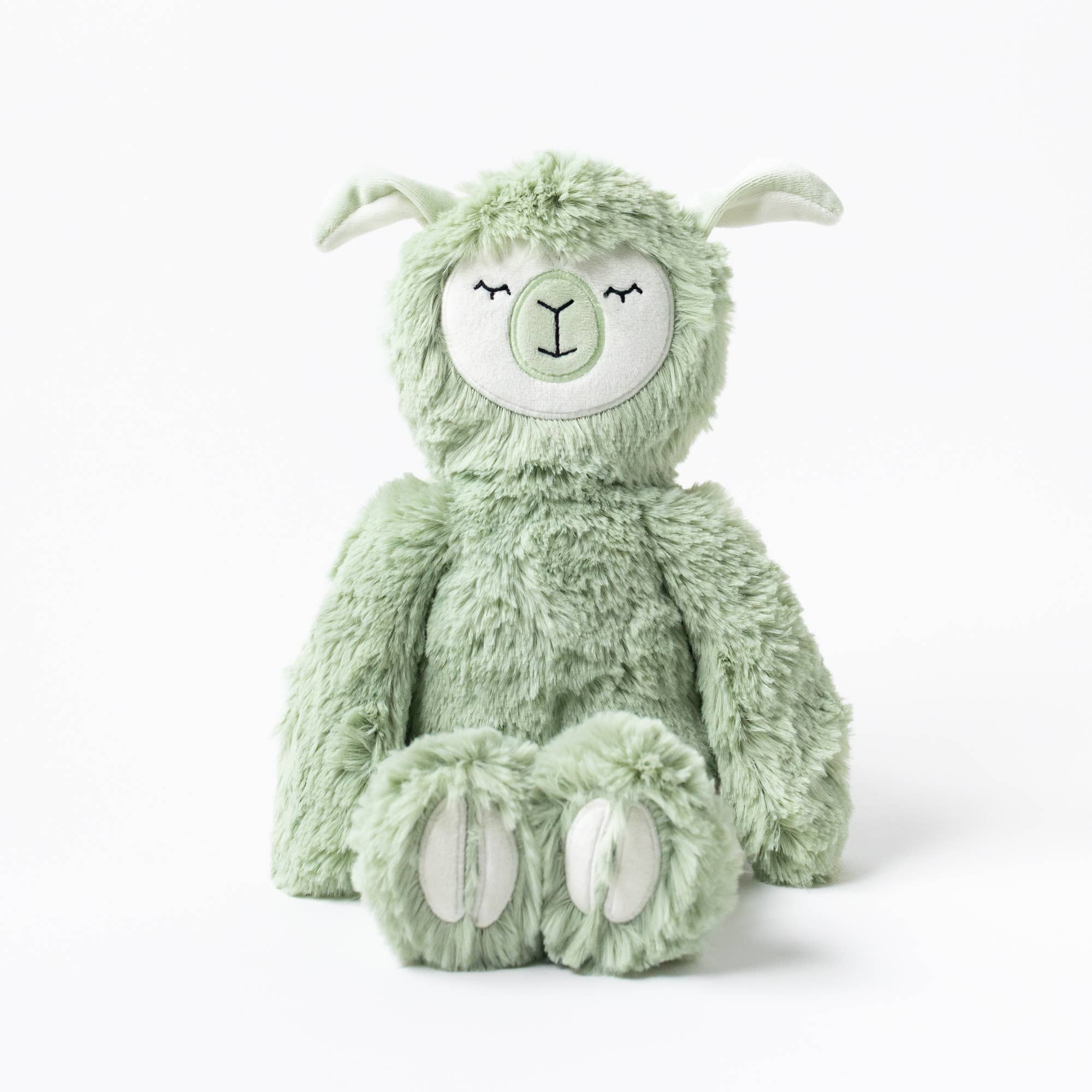 Slumberkins Seafoam Alpaca Kin and Board Book Stress Relief Bundle
