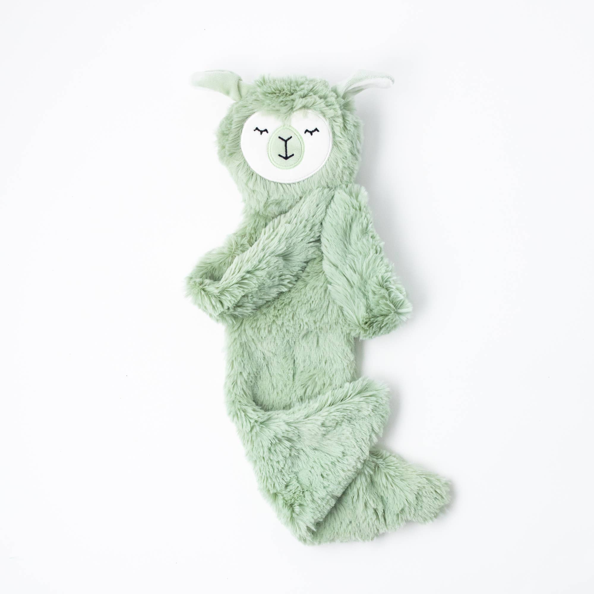 Slumberkins Seafoam Alpaca Snuggler and Board Book Stress Relief Bundle