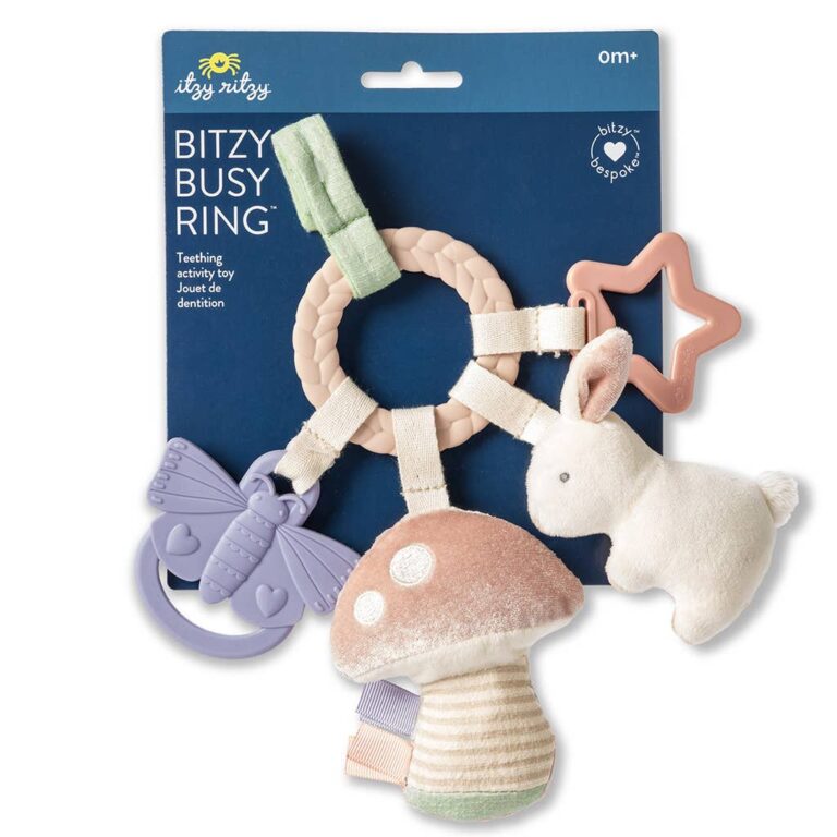 Itzy Ritzy Bitzy Busy Ring Teething Activity Toy Bunny
