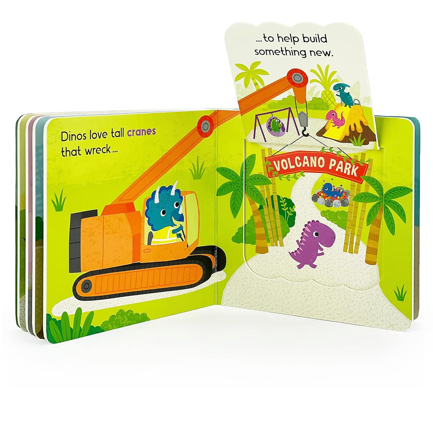 Dinos Love Diggers Board Book