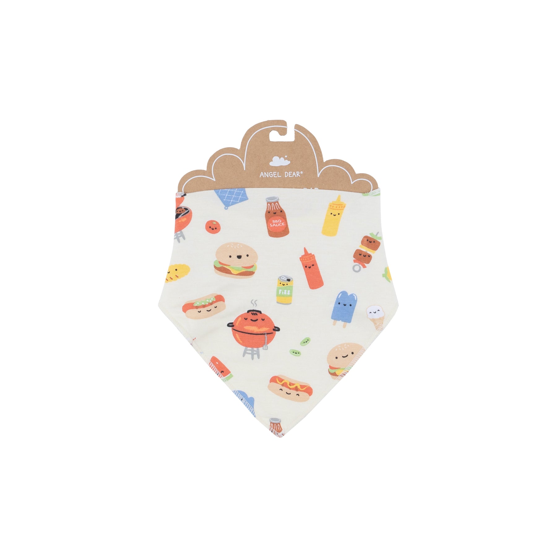 Angel Dear BBQ Buddies Bamboo Viscose Bandana Bib