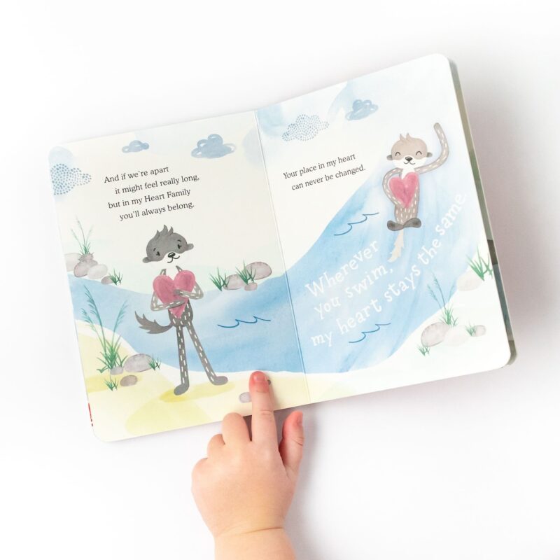 Slumberkins Otter's Heart Family Board Book