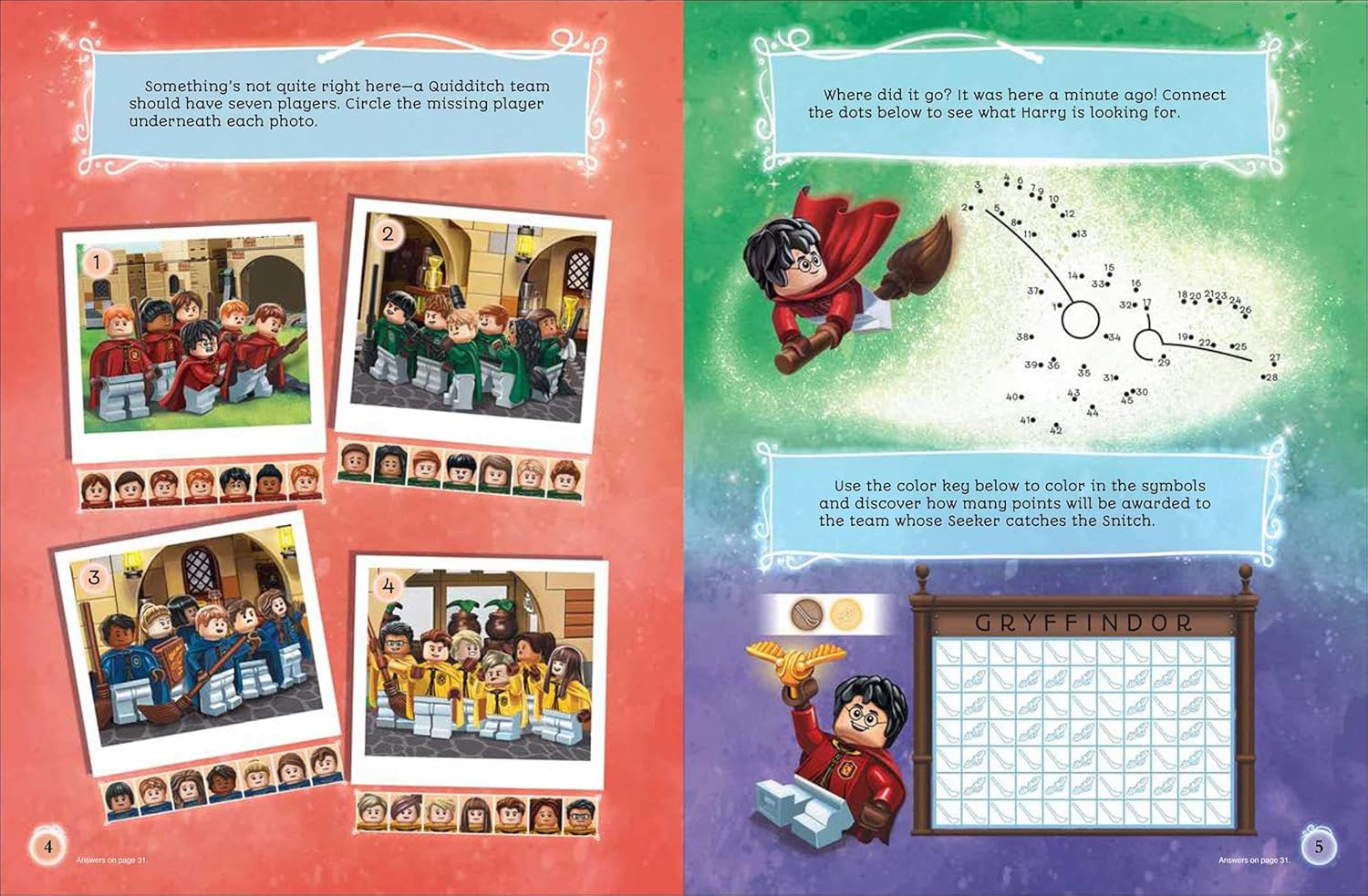 LEGO Harry Potter: Let's Play Quidditch! Activity Book