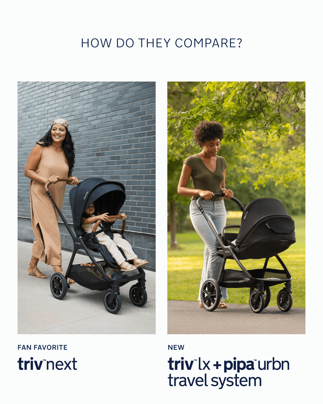 Nuna Triv LX + Pipa URBN Travel System Now Available!
