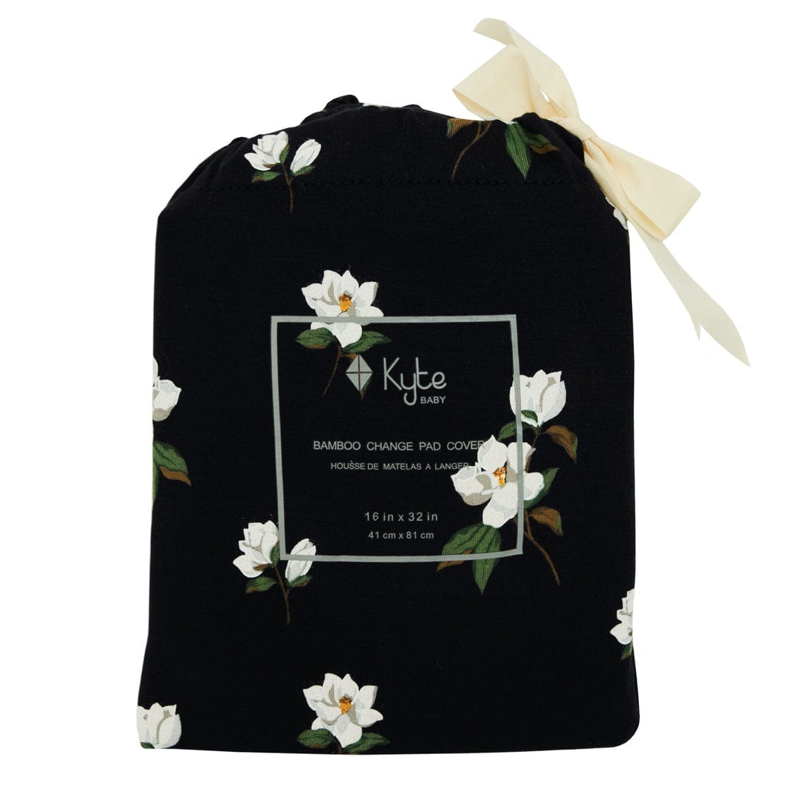 Kyte BABY Change Pad Cover in Small Midnight Magnolia