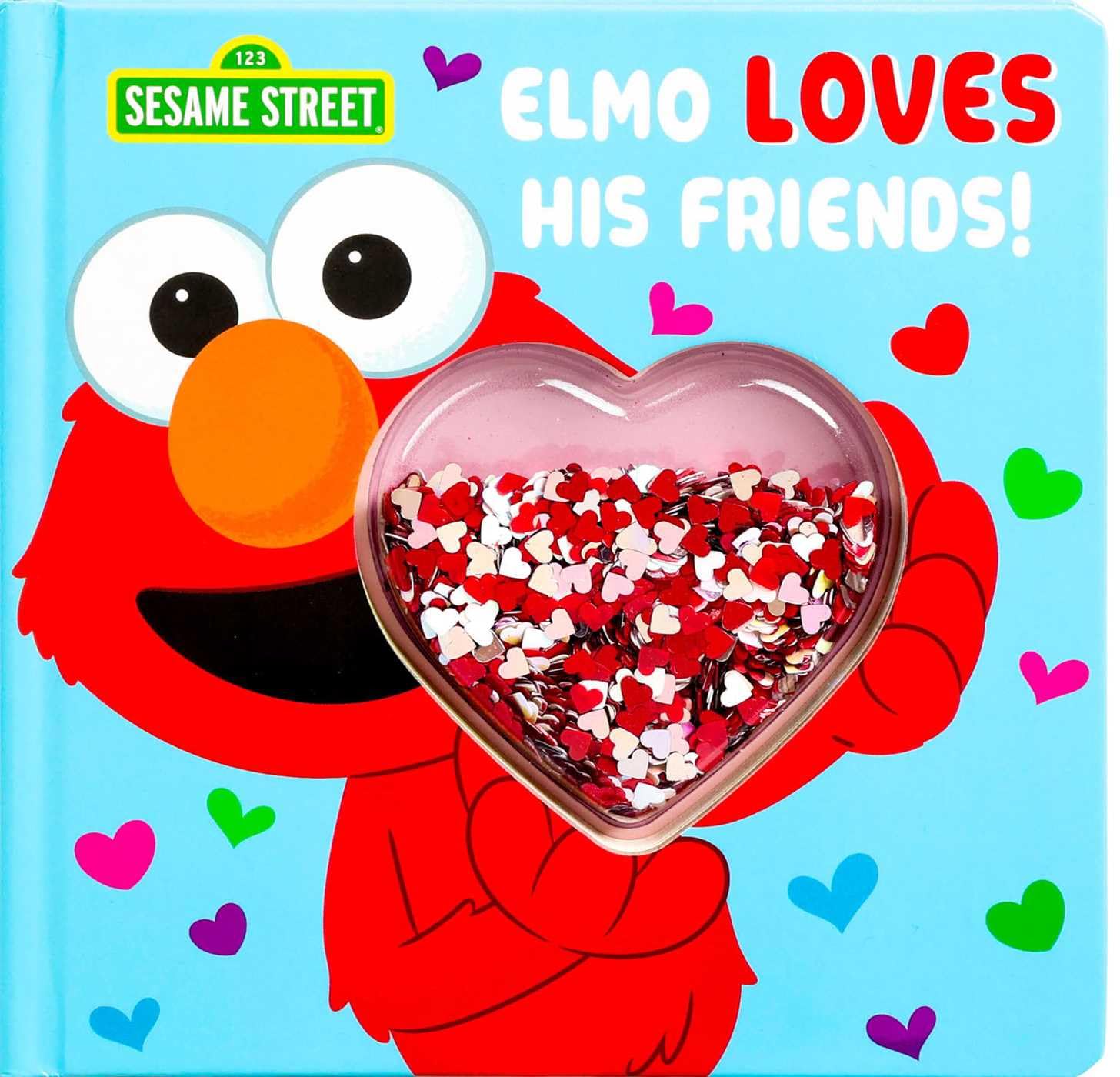 Sesame Street: Elmo Loves His Friends! Board Book